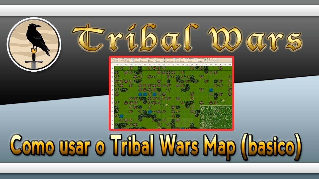 Como usar o Tribal Wars Map (basico) - YouTube