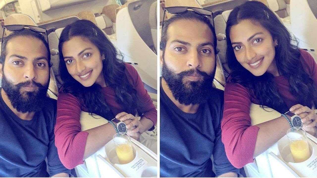 Actress Amalapaul Enjoying Vacation with Husband Bhavander singh ...