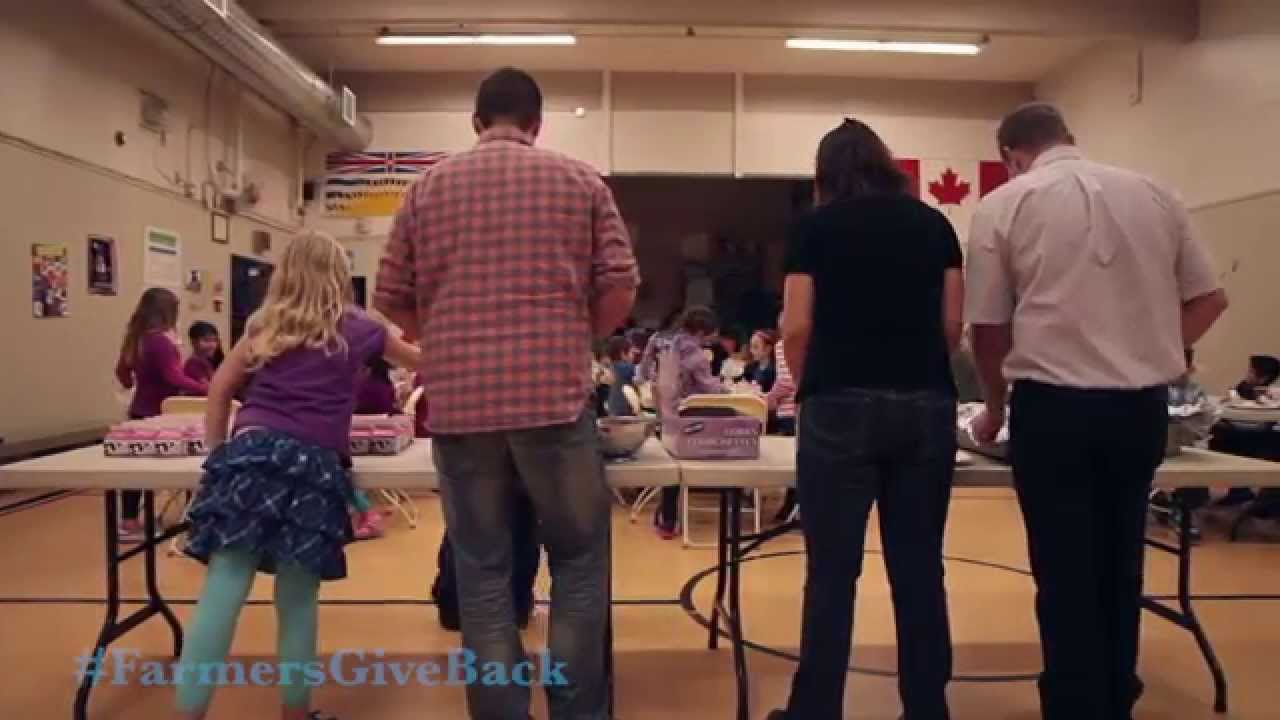 Farmers Give Back at Godson Elementary School - YouTube