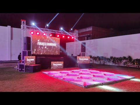 Single Side DJ Setup 2021 | Led Wall Dj Setup | Punjab DJ Chandigarh | Contact - 9872859951