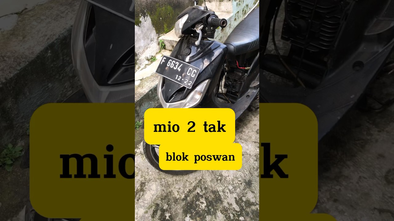 mio 2 tak #miorasa2tak #modifikasi #modifikasimotor - YouTube