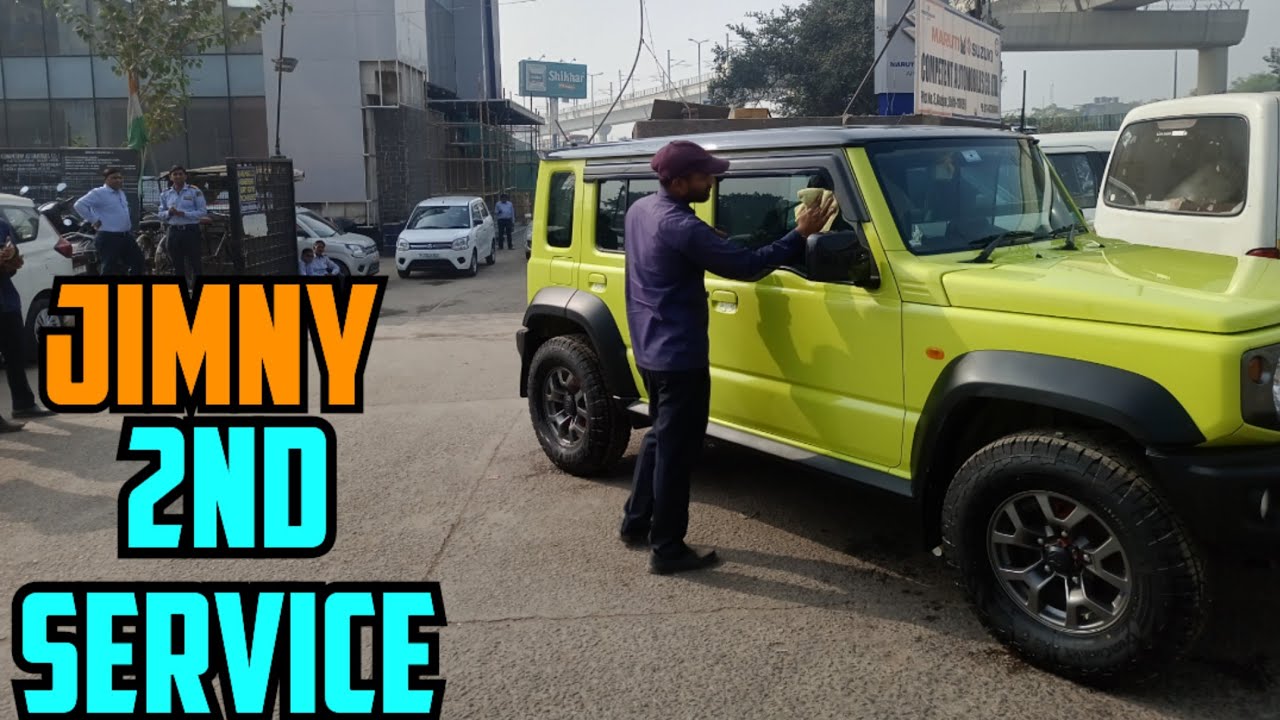 maruti Suzuki jimny After 6 month 2nd service Cost Detail Video - YouTube
