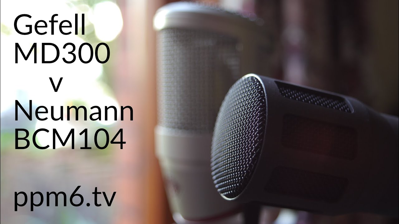 Gefell v Neumann mics, when money isn't the main thing! Gefell MD300 ...