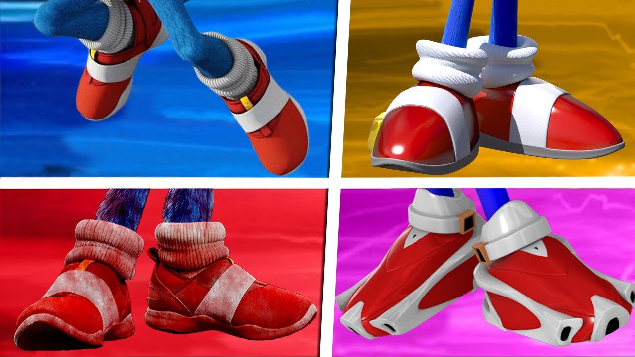 Sonic The Hedgehog Movie Choose Your Favourite Shoes Sonic Prime, Sonic X, Sonic Boom, Sonic EXE ...