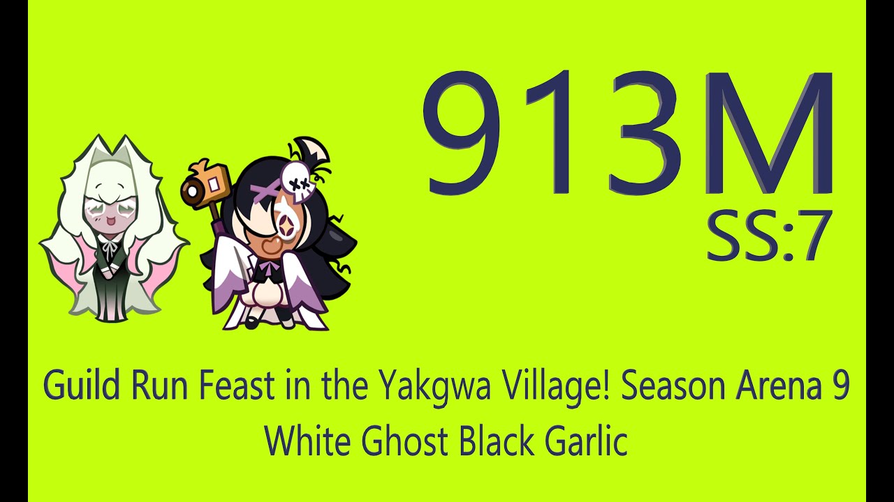 CROB Guild Run Feast in the Yakgwa Village! Season Arena 9 913M | Jinx ...