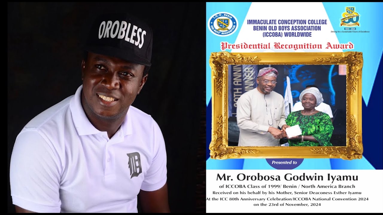 Orobosa Award Presentation - YouTube