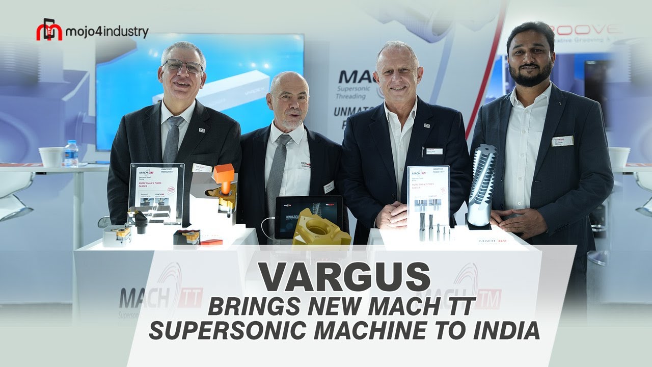 VARGUS brings new MACH TT Supersonic threading machine to India - YouTube