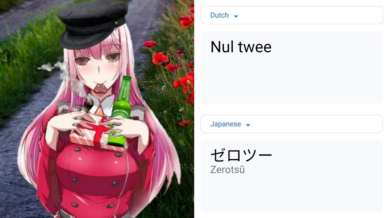 Zero Two In Different Languages Meme YouTube zero-two-in-different-languages-meme-youtube