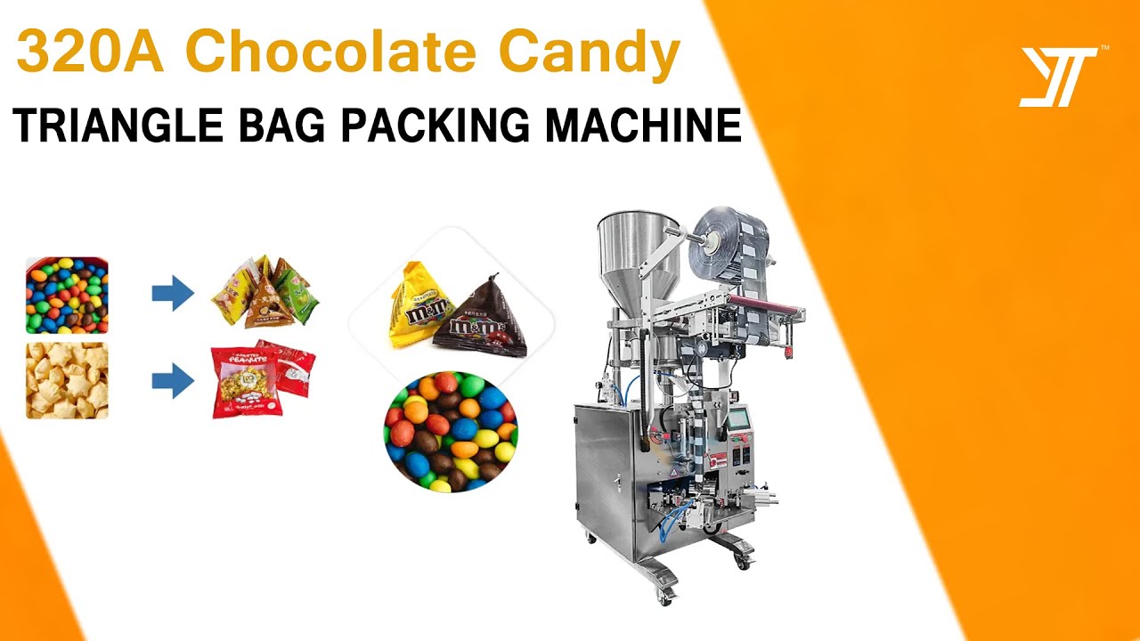 Multi-functional automatic triangle pouch chocolate filling candy fruit ...
