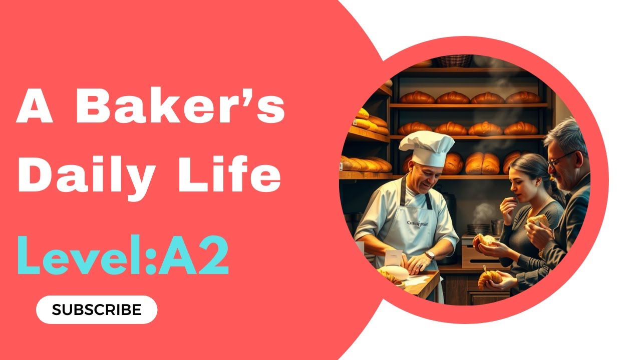 A2 Level English Story – A Day in the Life of a Baker | Easy English ...