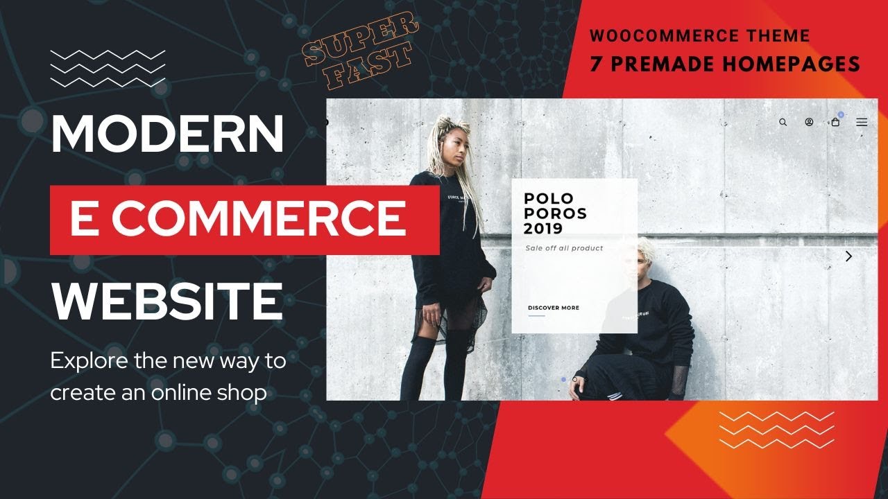 Minimal Modern eCommerce Website | 7 Pre Made Homepages WooCommerce Theme | Auxo WordPress Theme ...