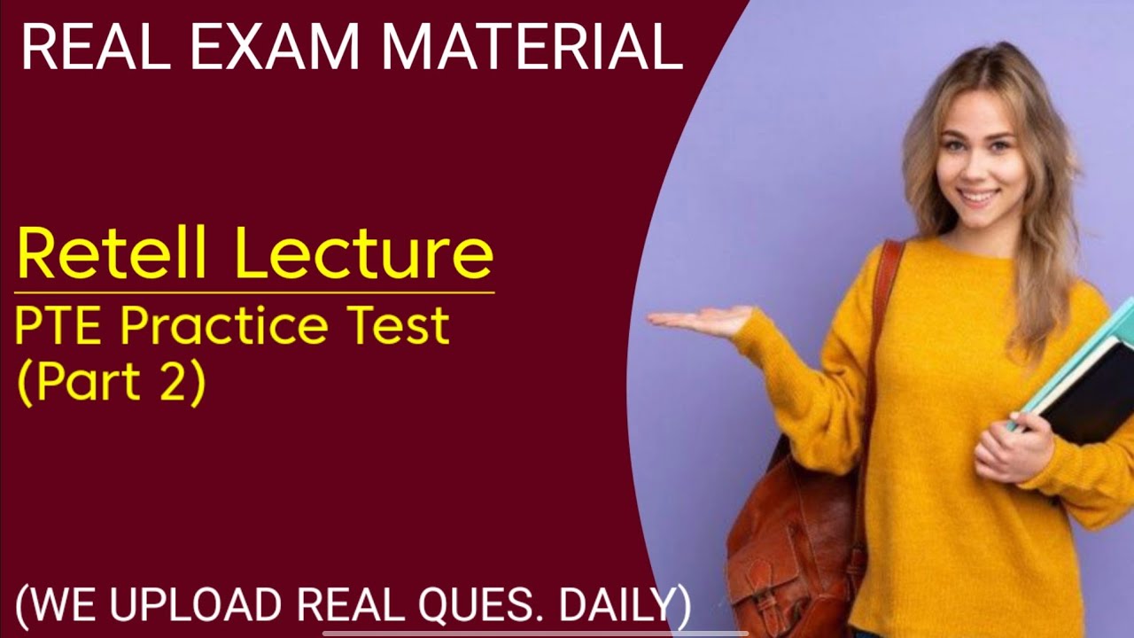 PTE Retell lecture Part-2 | Practice Test Papers - YouTube