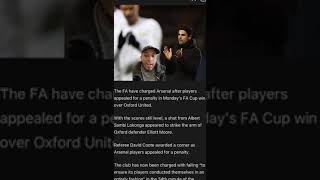 WHY DID THE FA CHARGE ARSENAL AFTER THEIR FA CUP TIE VS OXFORD? # ...