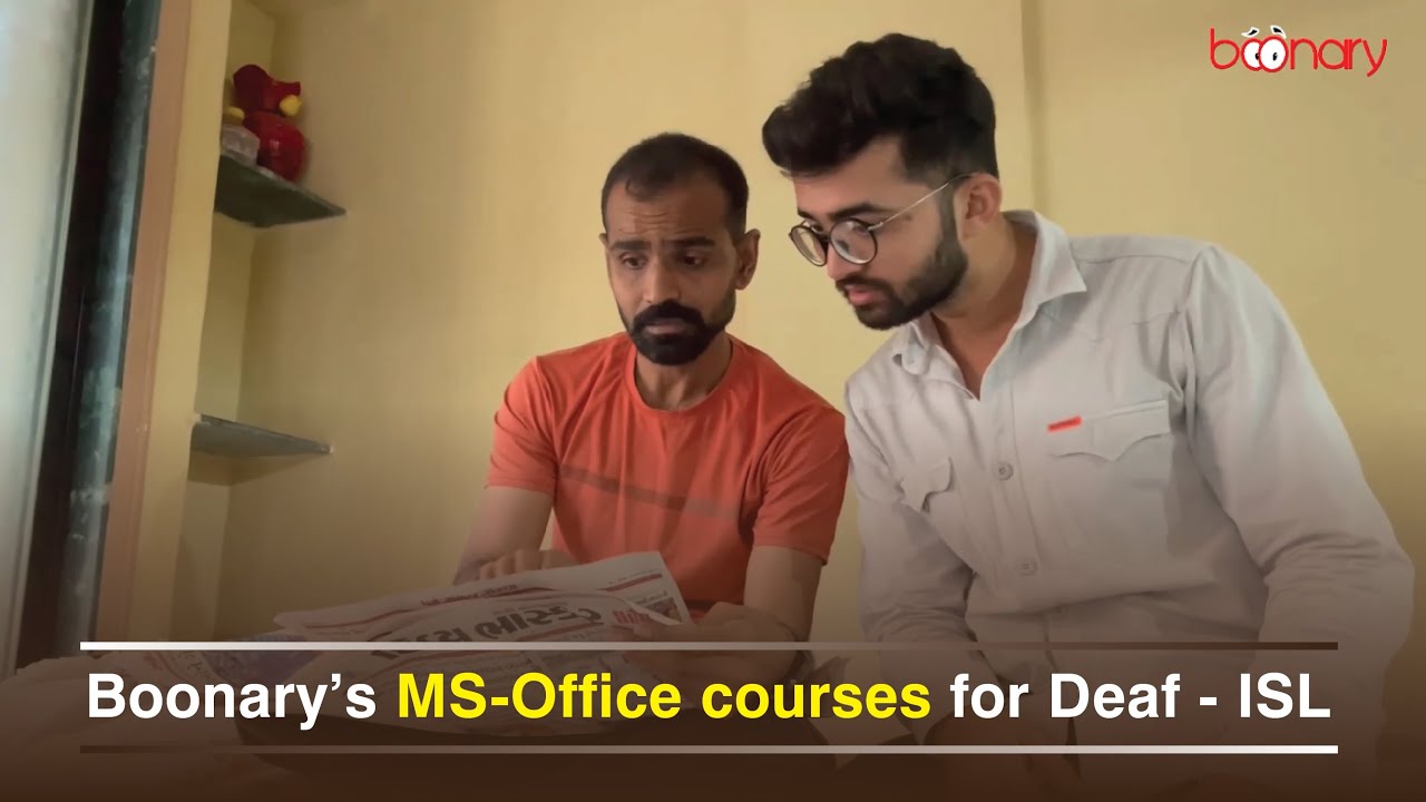 Boonary's MS-Office course for Deaf - ISL - YouTube