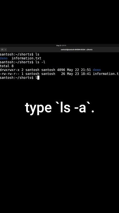 Learn Linux Unix Ls Command In 60 Seconds Linux Unix Commands For