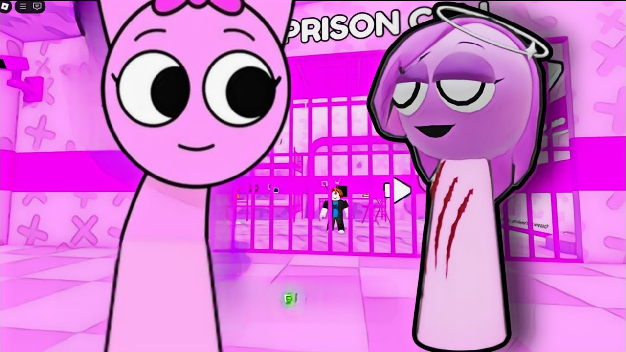 PINK ROSE SPRUNKI vs PINK SPRUNKI’S PRISON RUN FULL GAMEPLAY - ROBLOX ...