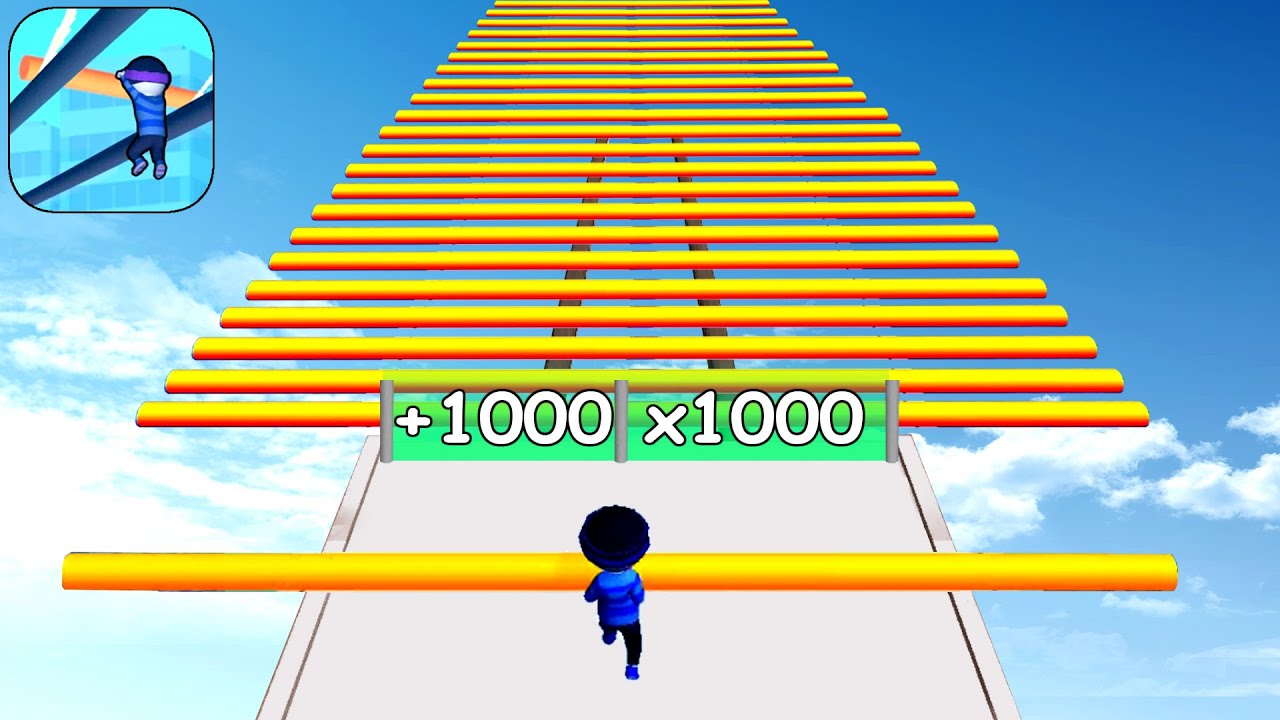 New Satisfying Mobile Game Roof Rails Top Free Gameplay Walkthrough All ...
