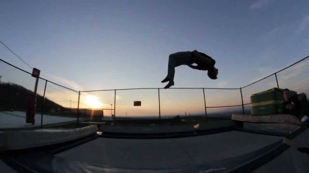 Liberty University Snowflex Trampoline - YouTube