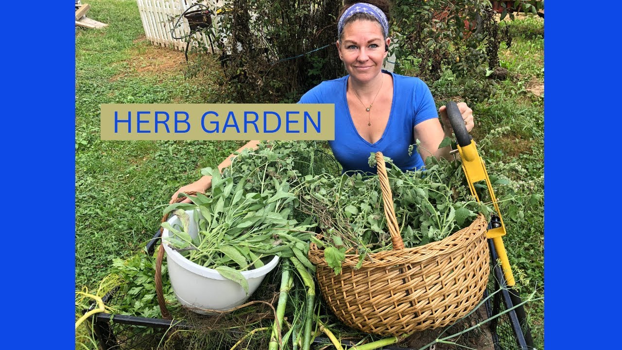 Relax With Me /Fall Herb Garden - YouTube