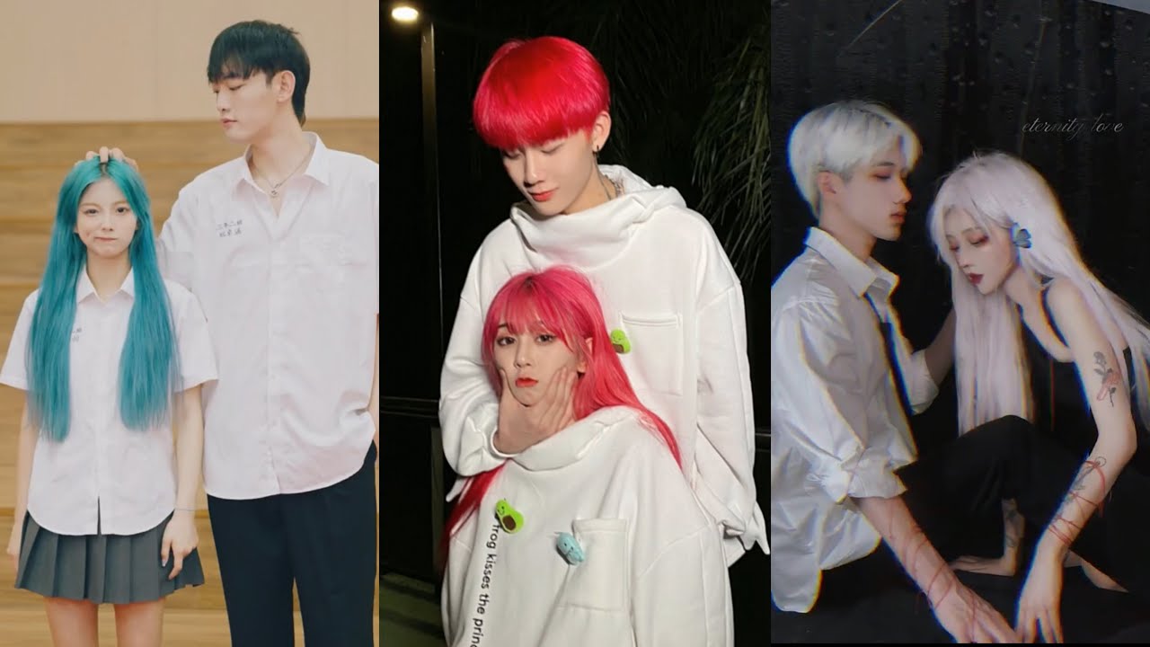 Top Colorful Hair Couple ️🔥 ️🔥 - YouTube