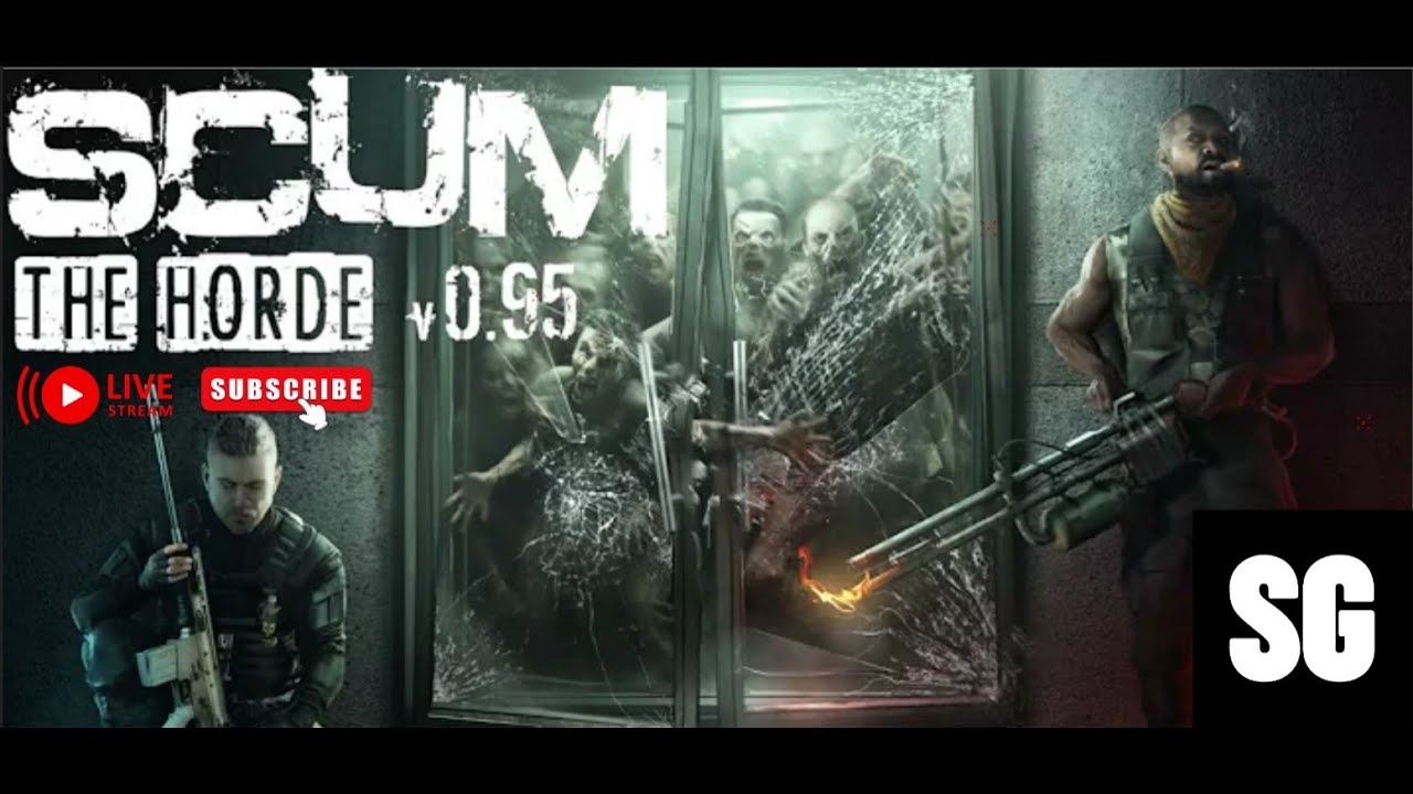 Scum 0.95v - Hunting players and kicking ass - GOING LIVE !!! - YouTube