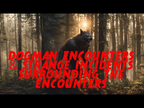 DOGMAN ENCOUNTERS & STRANGE INCIDENTS SURROUNDING THE ENCOUNTERS - YouTube