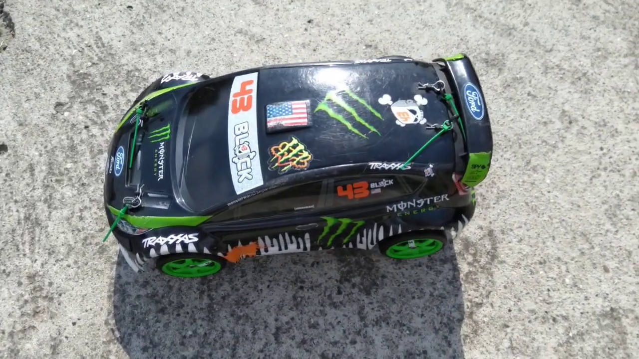 Traxxas Rally 1:16 Ken Block edition drifting - YouTube