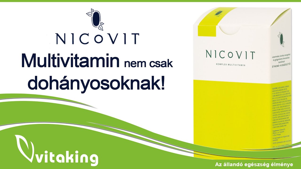 Nicovit - Multivitamin nem csak dohányosoknak - YouTube