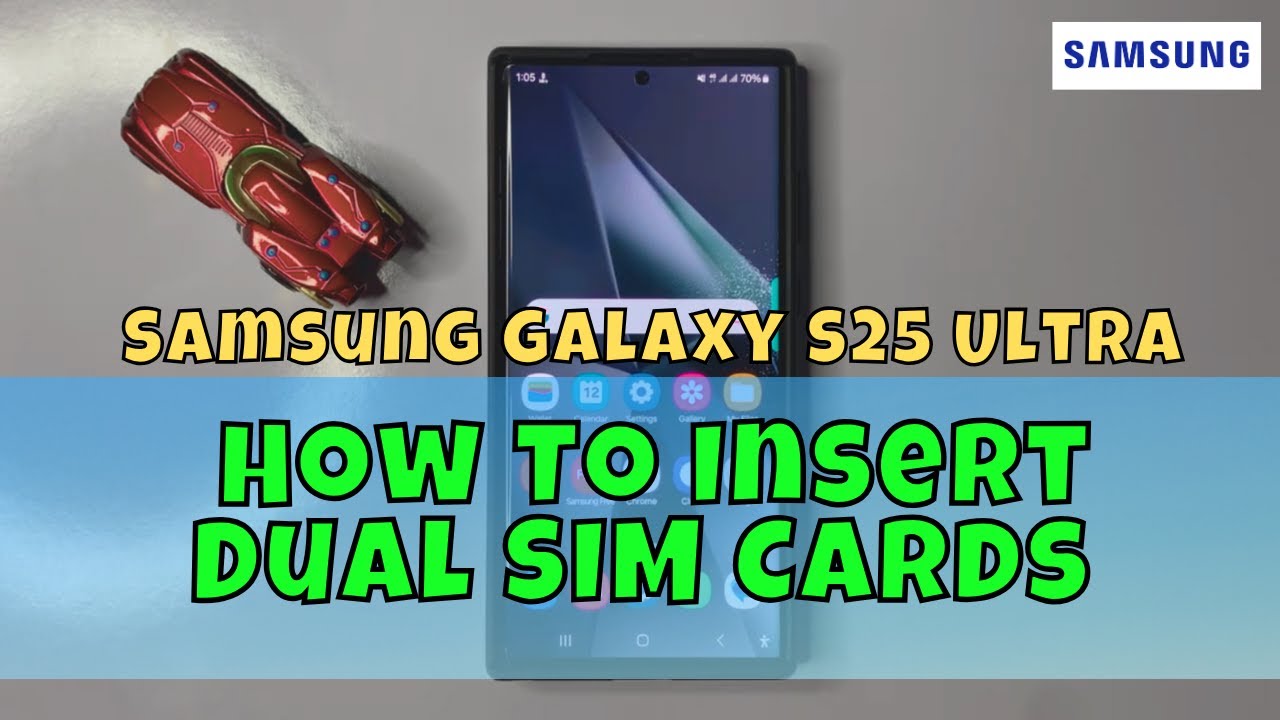 Samsung Galaxy S25 Ultra How To Insert Dual SIM Cards #latest - YouTube