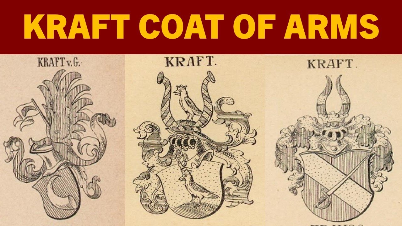 Kraft Coat of Arms & Family Crest - Symbols, Bearers, History - YouTube