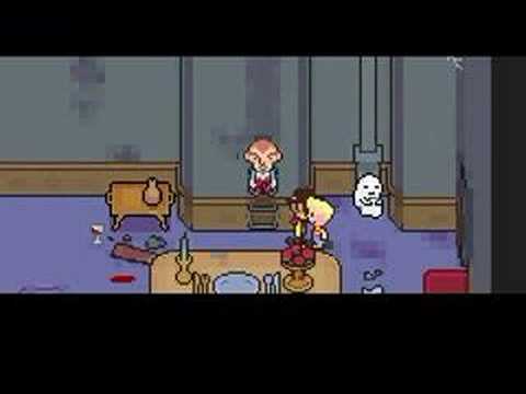 Mother 3 Flint and Lucas playthrough Duster wall staples