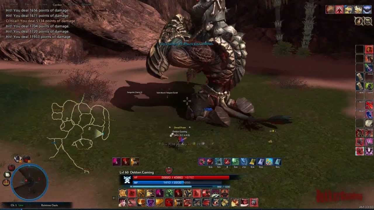 Tera Rising: Kelthuzad Vulcan - World Boss (BAM) - Solo - YouTube