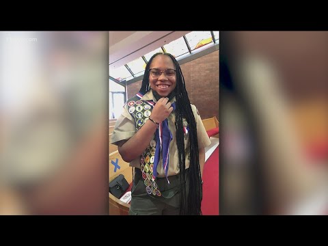 Kendall Jackson becomes one of first Black teen girls to become Eagle Scouts