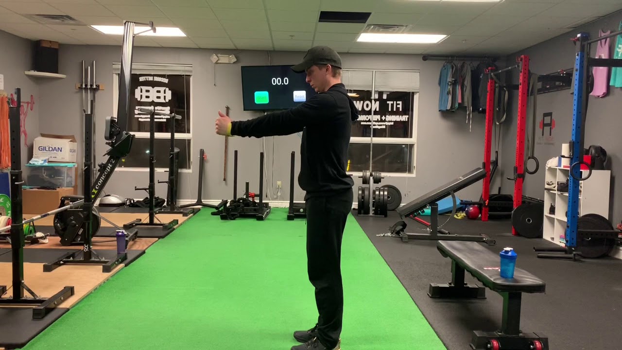 Become Better Movement Library: Mini Band Shoulder Protraction - YouTube