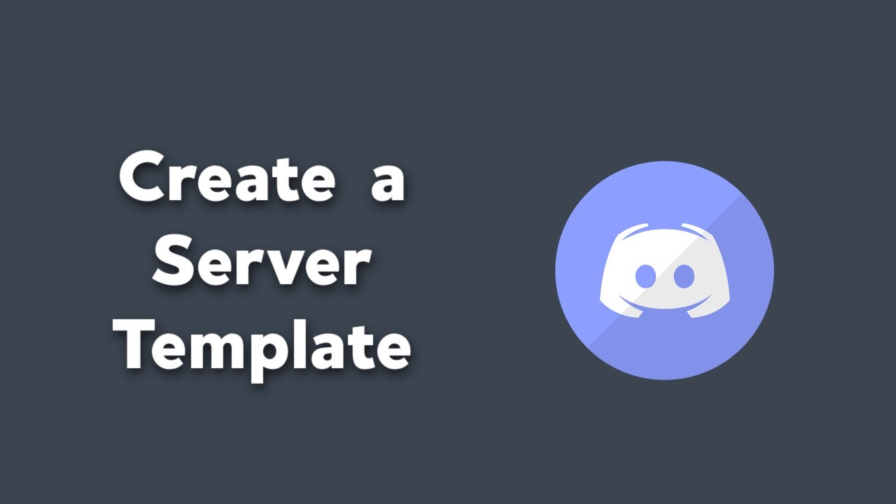Create a Server Template in Discord | How to make a server template ...