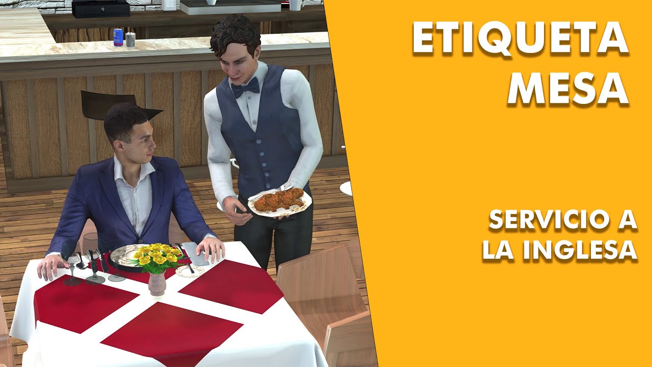 Cómo se hace un servicio de mesa a la inglesa, paso a paso. Servicio a ...