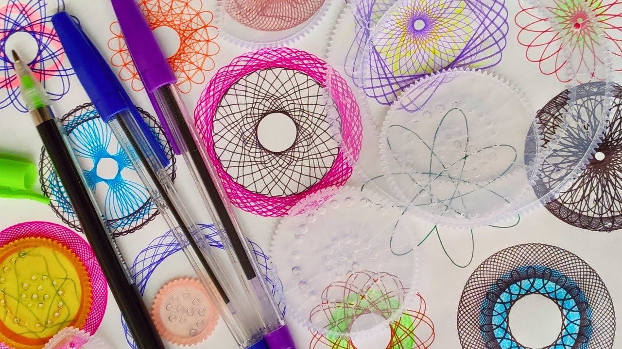 ASMR SPIROGRAPH | Relaxing ASMR Sounds | Beautiful Patterns - YouTube