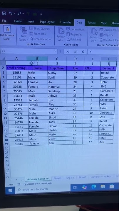 Sort Data to Horizontal in Excel | Data Sorting #excelwalesir #computertricks #exceltips # ...