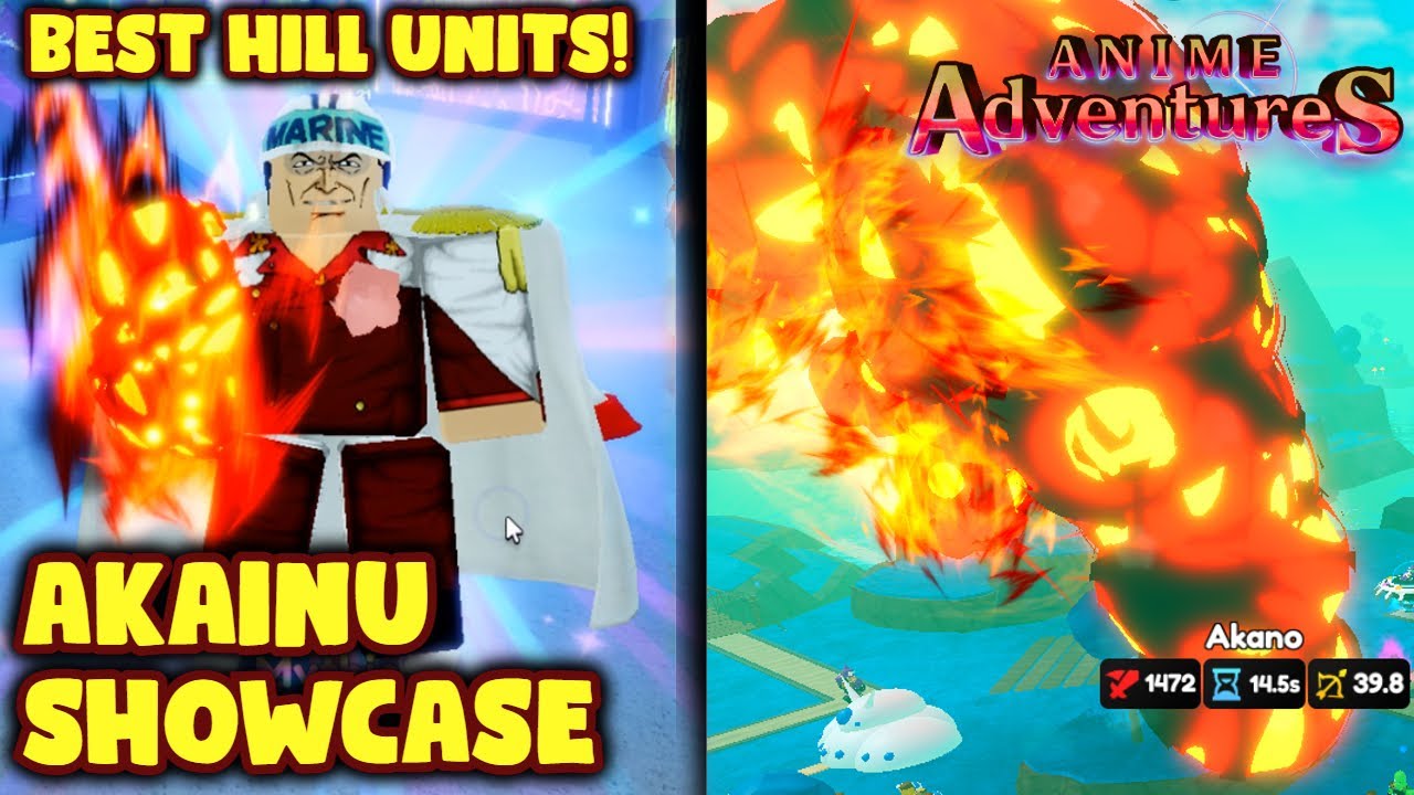 AKAINU SHOWCASE IN ANIME ADVENTURES! - YouTube