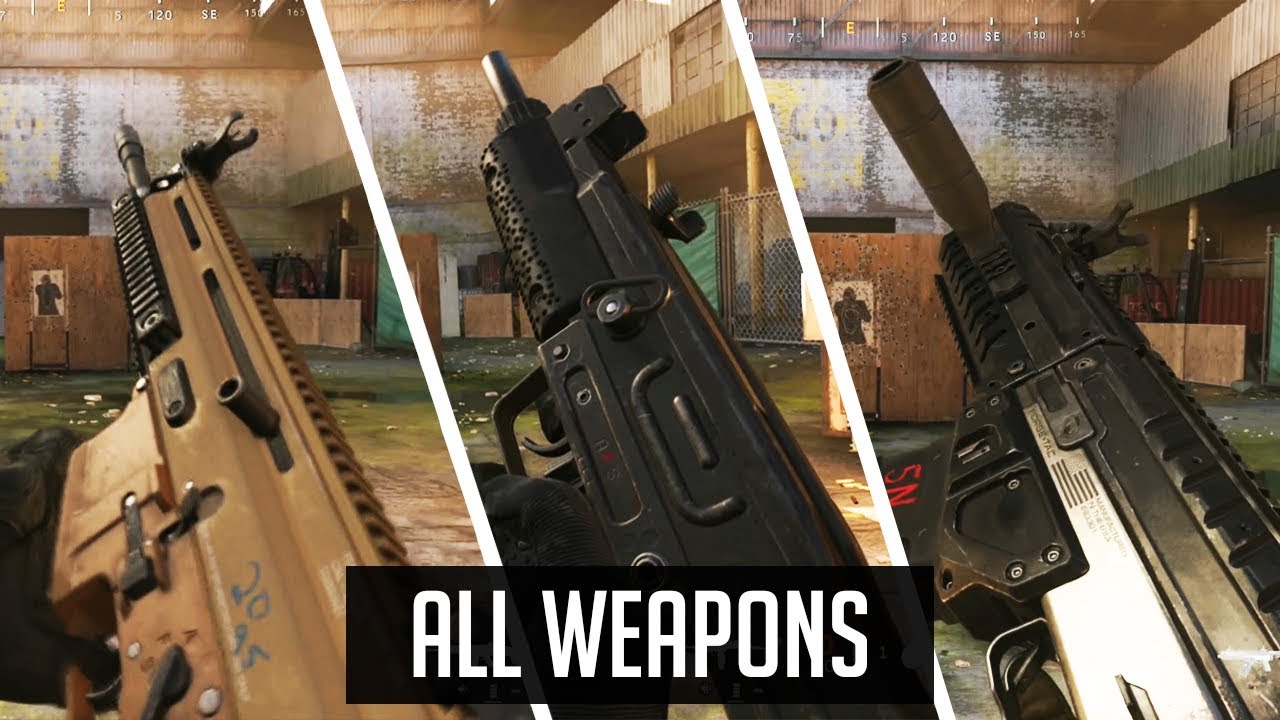 All Weapons in Call of Duty: Modern Warfare Multiplayer // Every Gun in ...