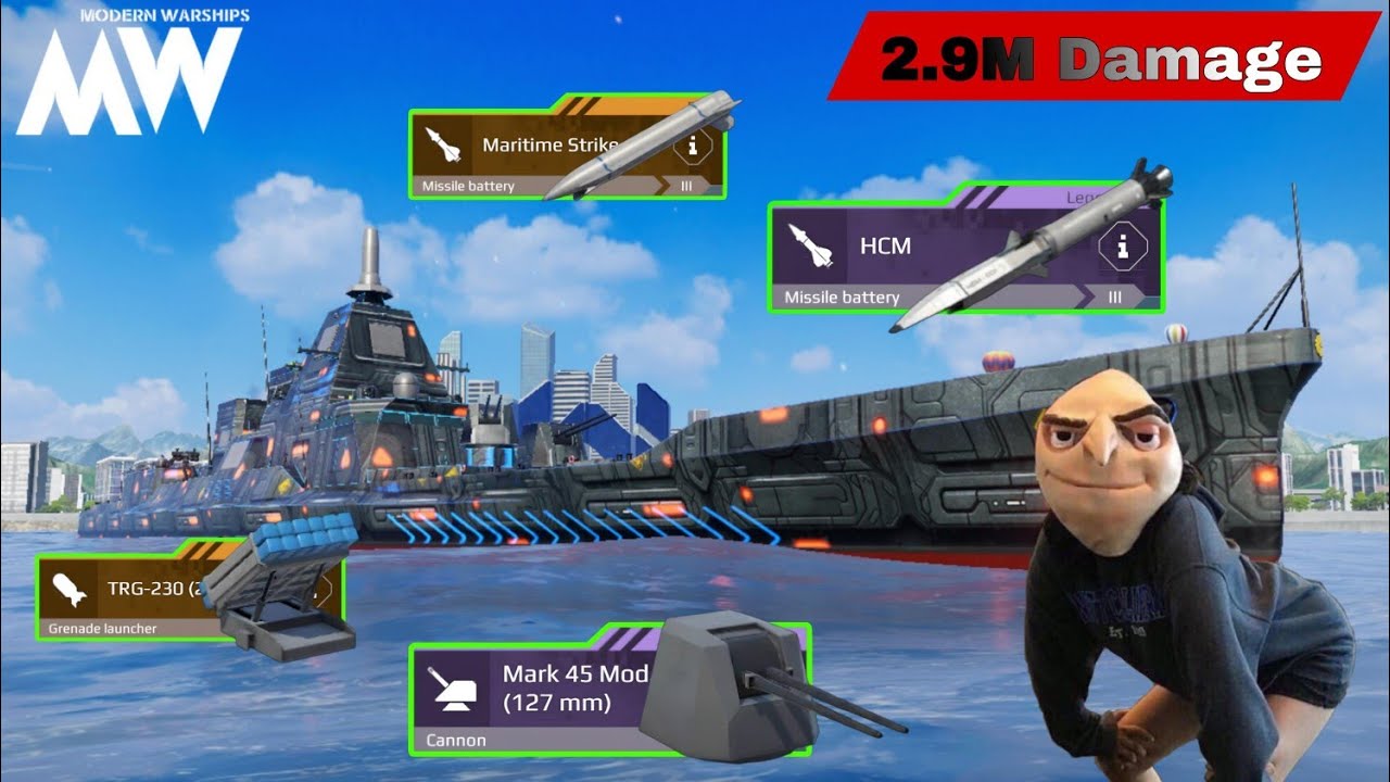 JS Amagi Deadliest Cruiser With 2.9M Damage & 5 Kills ☠️ - Modern ...