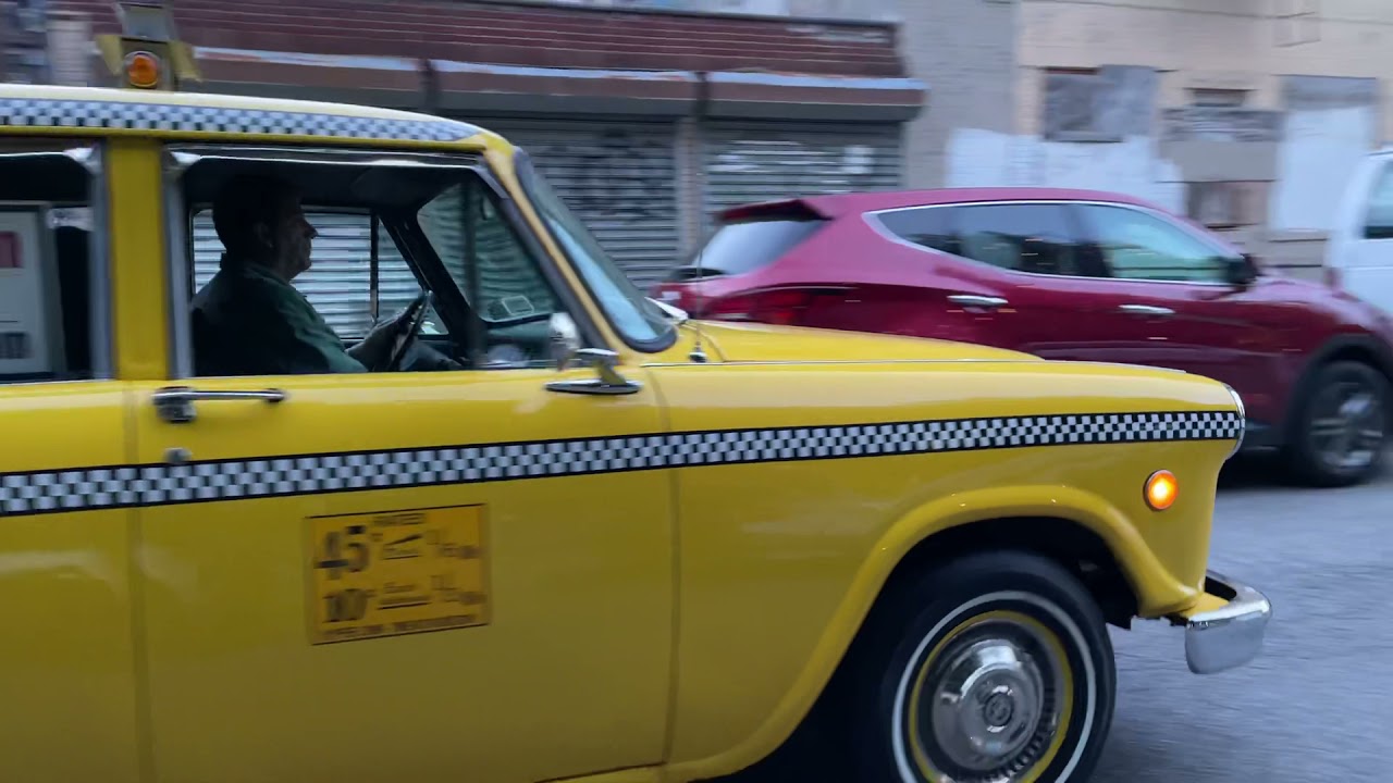 Classic NYC Yellow Taxi Retro Old School Vintage - YouTube