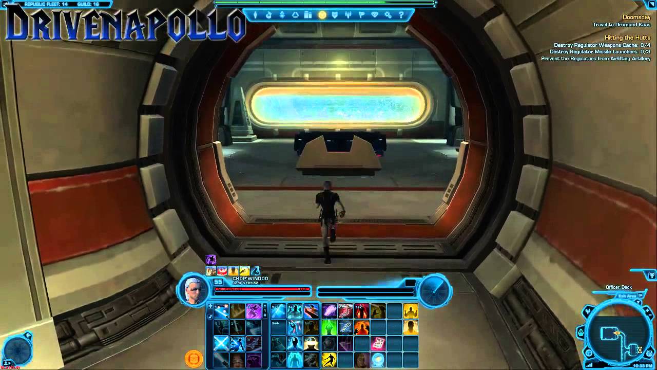 SWTOR: Republic Guild Ship with 0 Unlocks. HUGE!!! - YouTube