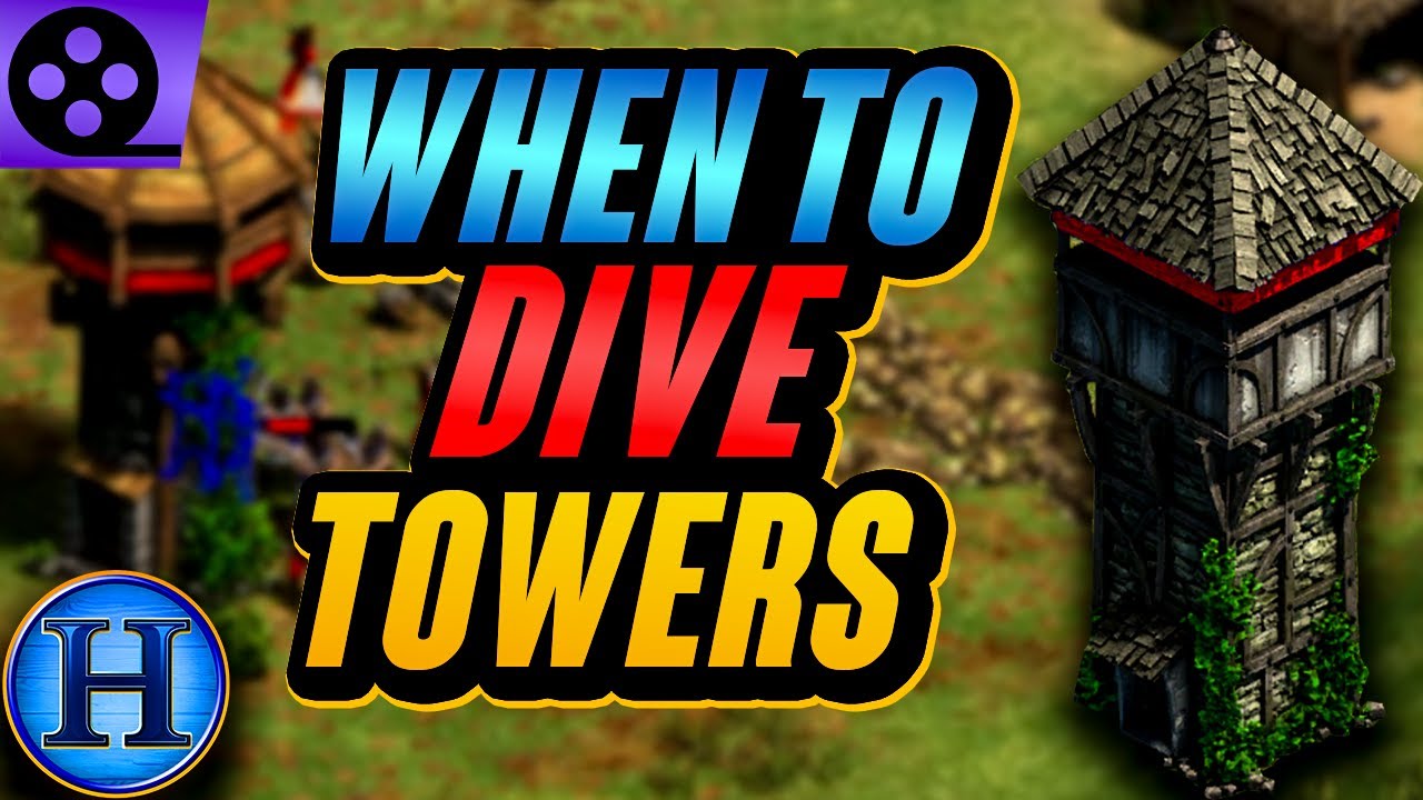 When To Dive Enemy Tower | AoE2 - YouTube