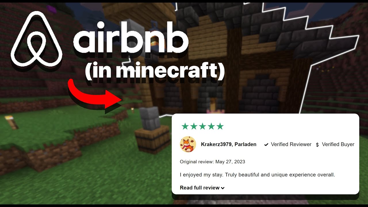 I Made an Airbnb In Minecraft - YouTube
