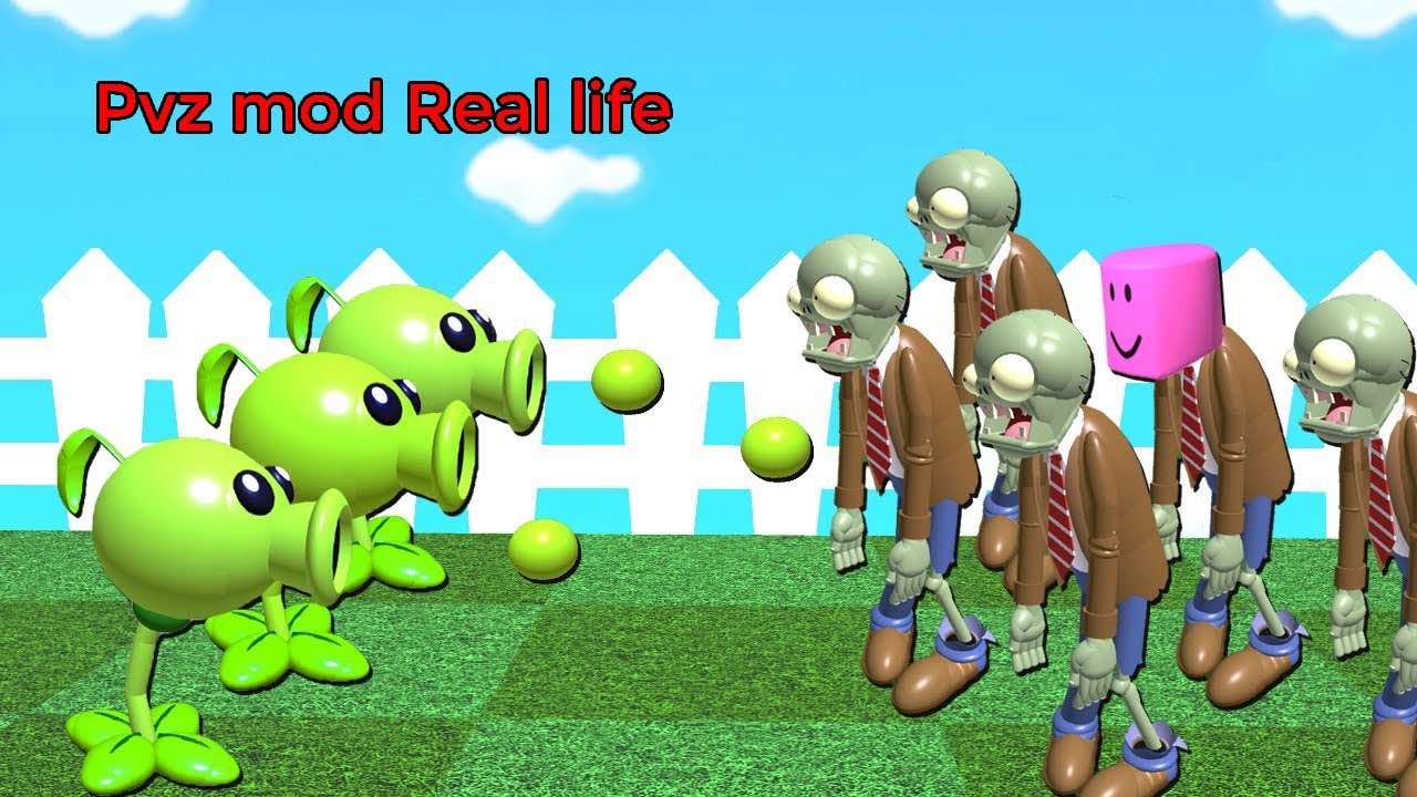 Plants Vs Zombies Real life Edition New Mod - YouTube