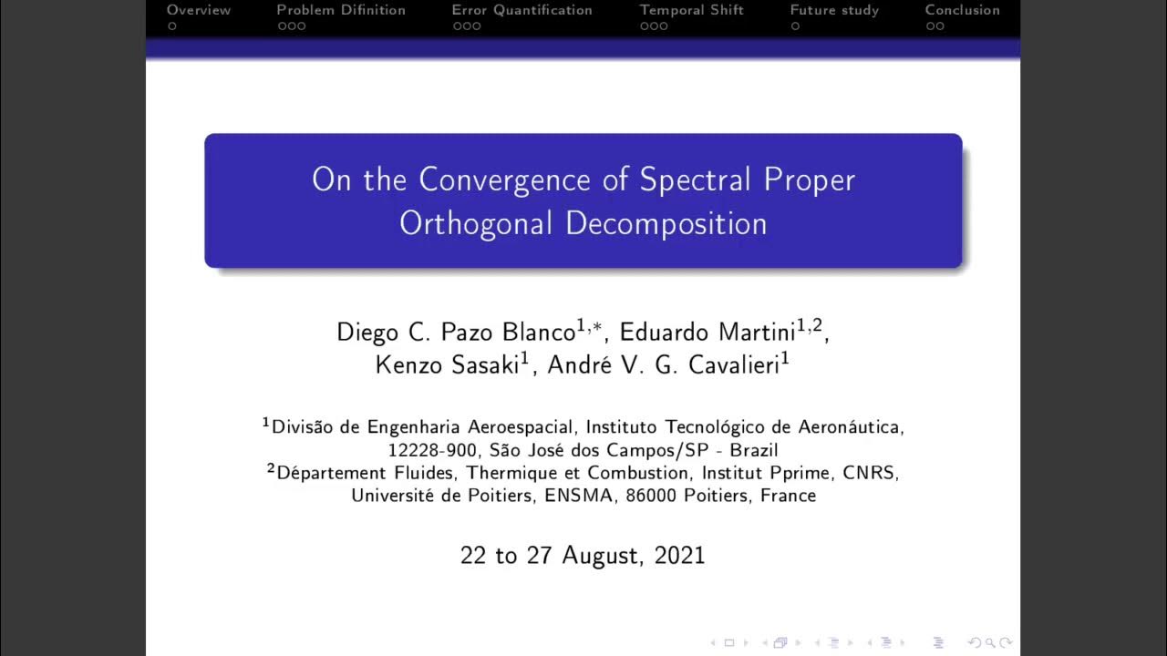 On the Convergence of the Spectral Proper Orthogonal Decomposition ...