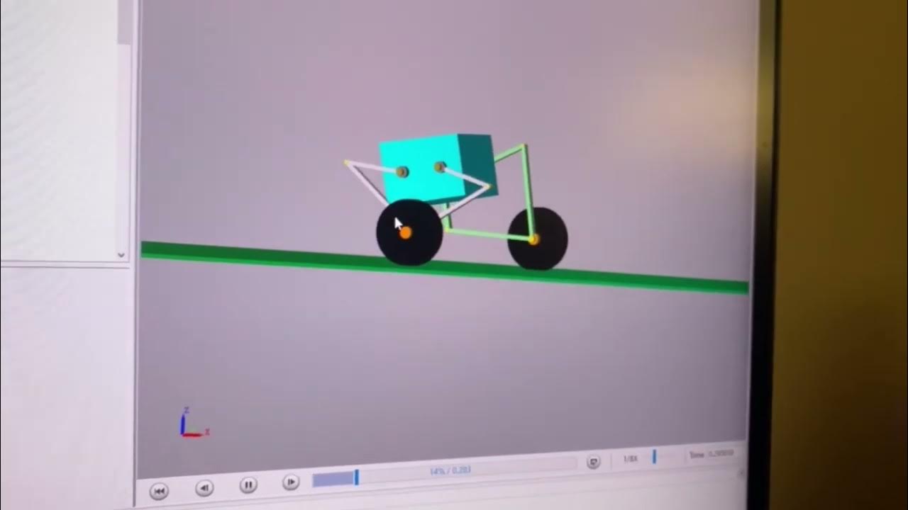 Simulink Simscape stage1 | Two-wheeled Jumping robot - YouTube