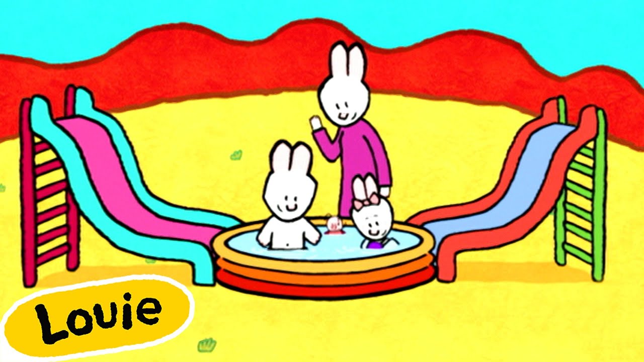 Louie, Draw Me A Slide 🎨 Drawing Videos For Kids | Cartoons for Kids ...