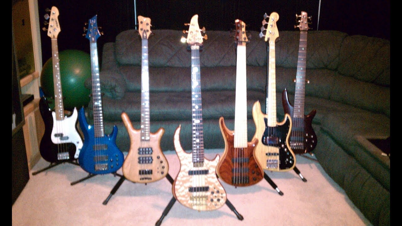 Derrick Ray Craver Bass Collection - YouTube